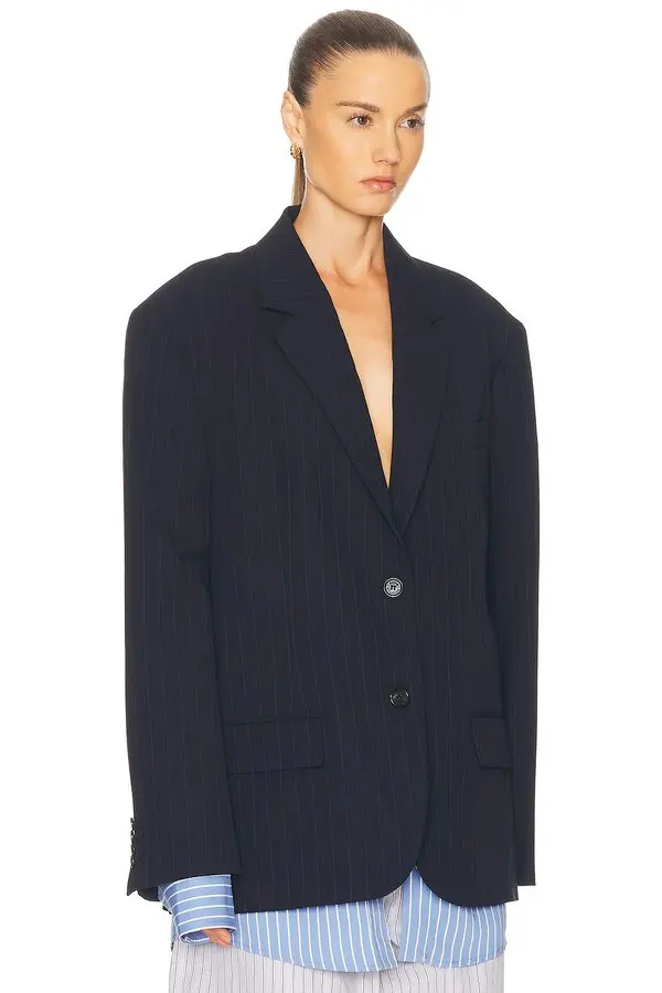 Acne Studios Julaga Suit Blazer - Navy