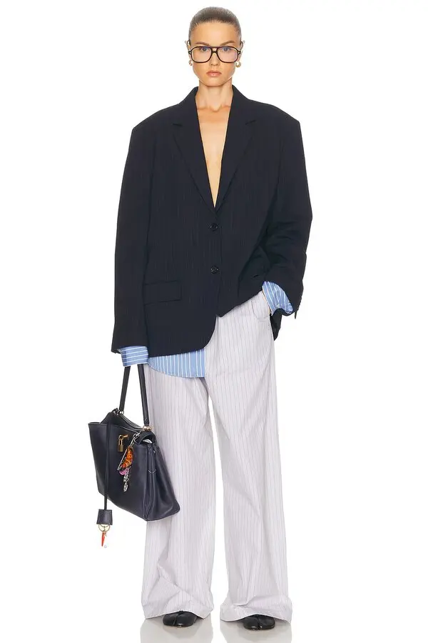 Acne Studios Julaga Suit Blazer - Navy