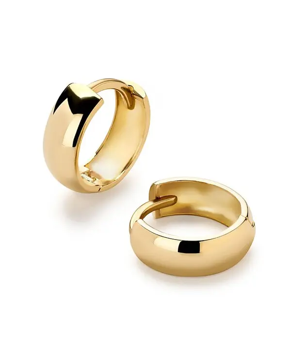 ANA LUISA Solid Huggie Hoop Earrings - Gold