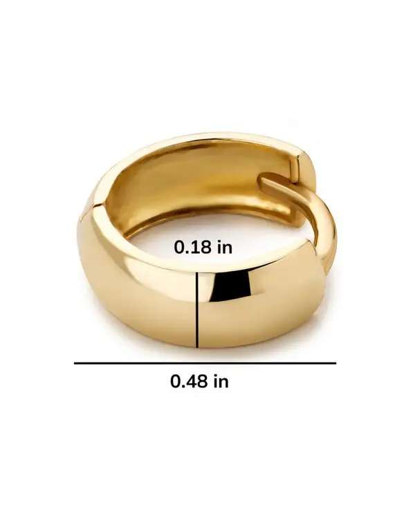 ANA LUISA Solid Huggie Hoop Earrings