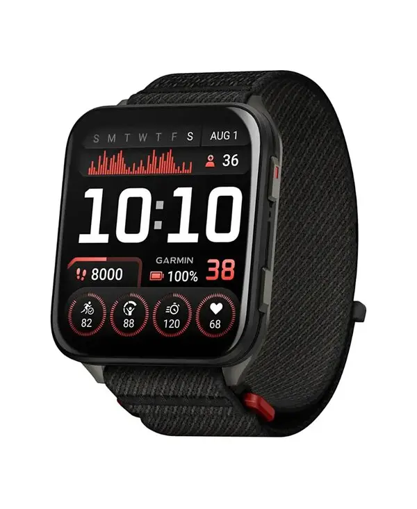 GARMIN Fiber-reinforced Polymer Smartwatch - Black