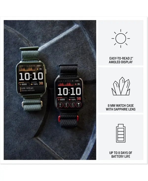 GARMIN Fiber-reinforced Polymer Smartwatch
