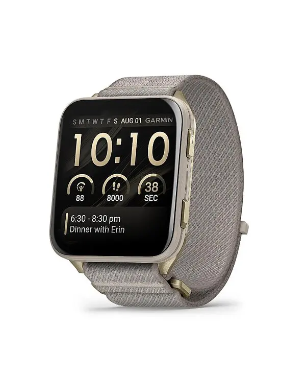 GARMIN Fiber-reinforced Polymer Smartwatch - Soft Gold --