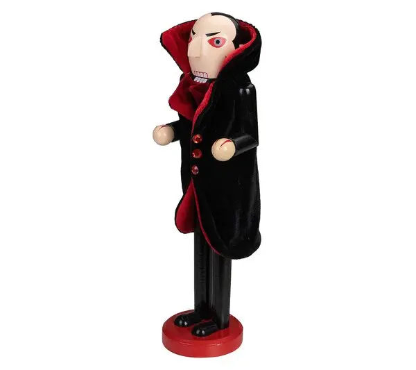 NORTHLIGHT Wooden Vampire Halloween Nutcracker 4