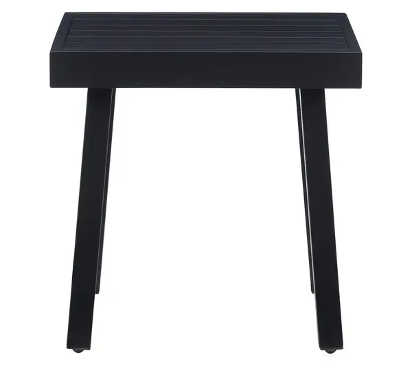 LINON Home Holland Aluminum Side Table