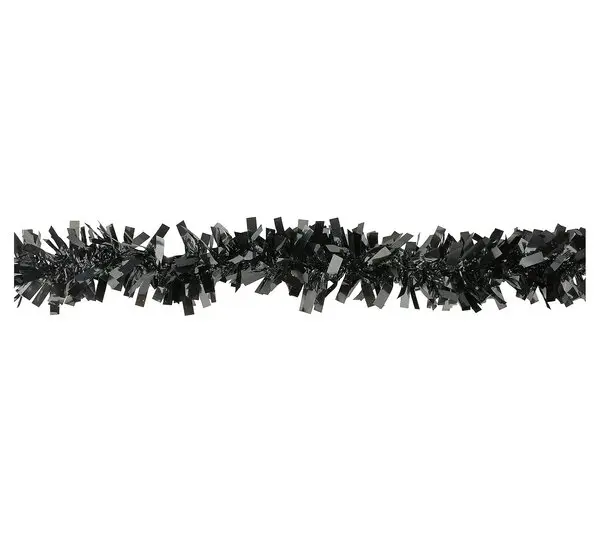 NORTHLIGHT Wide Cut Halloween Tinsel Garland 50 Unlit - One-color
