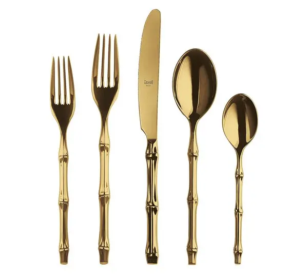 MEPRA 20-piece Bali Flatware Set- Gold - One-color