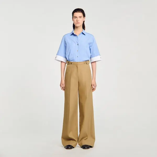 Sandro Wide-leg Trousers