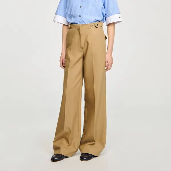 Sandro Wide-leg Trousers