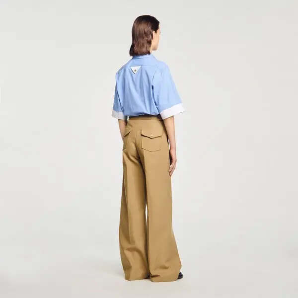 Sandro Wide-leg Trousers
