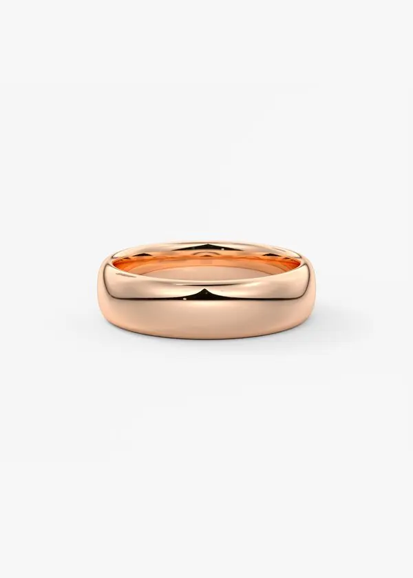 FRANK DARLING 5mm Band Ring - Yellow Gold