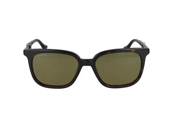 Gucci Acetate Full Rim Sunglasses - Havana Havana Green