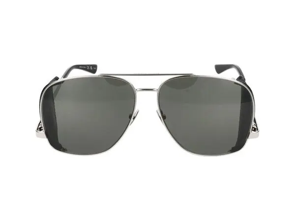 Saint Laurent Sunglasses - Silver Silver Grey