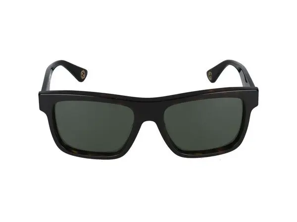 Gucci Acetate Full Rim Sunglasses - Havana Havana Green