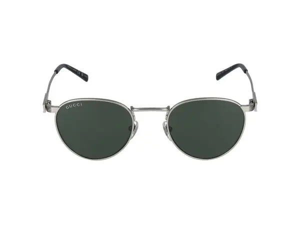 Gucci Sunglasses - Silver Silver Green