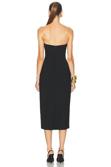 Carolina Herrera Sweetheart Midi Dress