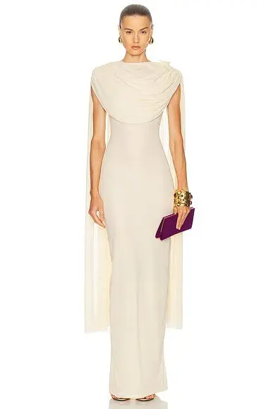 MAYGEL CORONEL Batista Maxi Dress - Macadamia