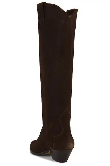 Isabel Marant Étoile Denvee Suede Boots - Chocolate