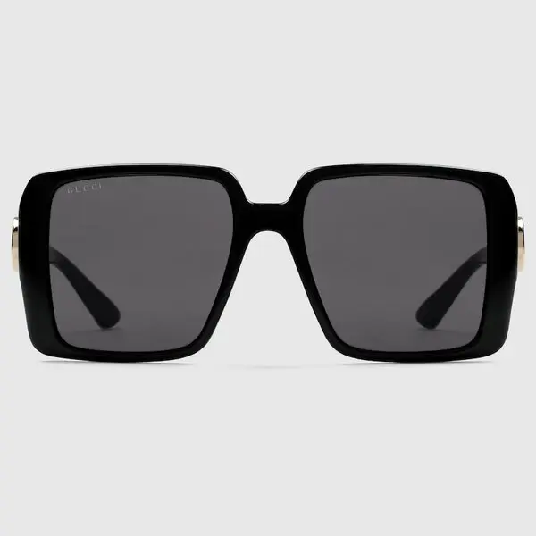 Gucci Square Frame Sunglasses - Black