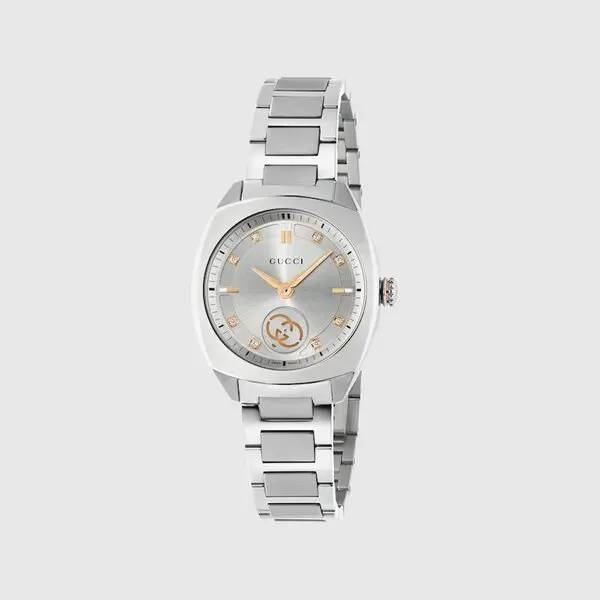 Gucci Interlocking Watch - Silver