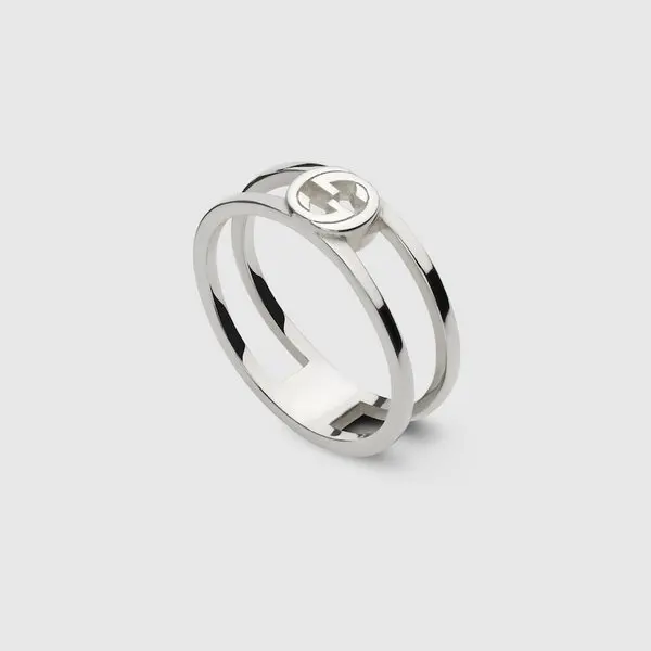 Gucci Interlocking G Double Band Ring