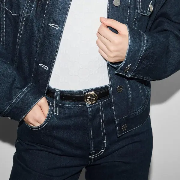 Gucci Belt With Interlocking G Buckle