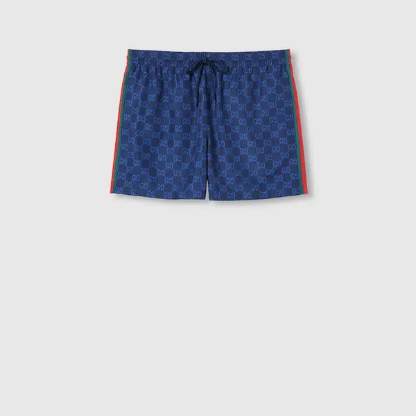 Gucci Printed Poplin Tech Swim Shorts Ready-to-wear - Blue