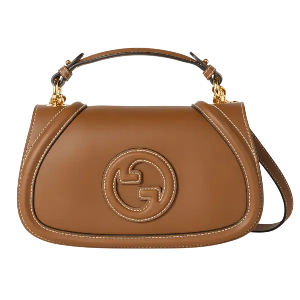 Gucci Blondie Medium Top Handle Bag - Brown