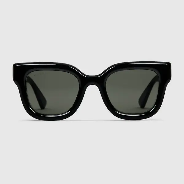 Gucci Round Frame Sunglasses - Black
