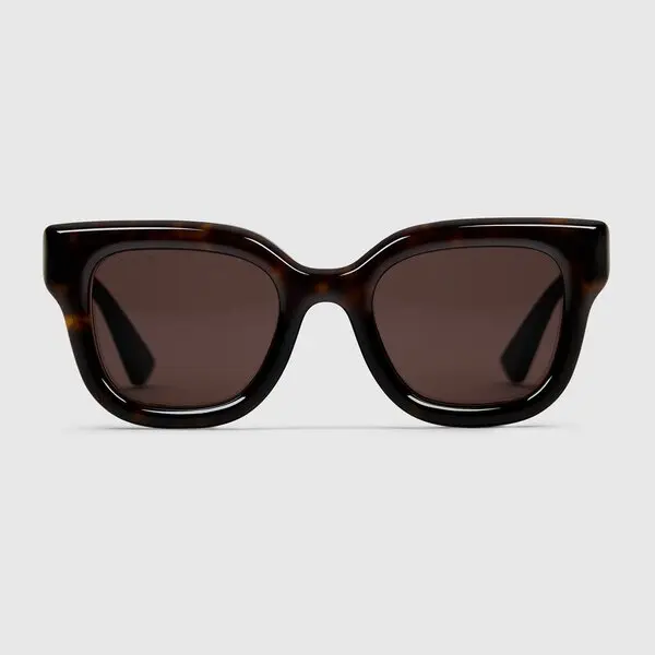 Gucci Round Frame Sunglasses - Brown