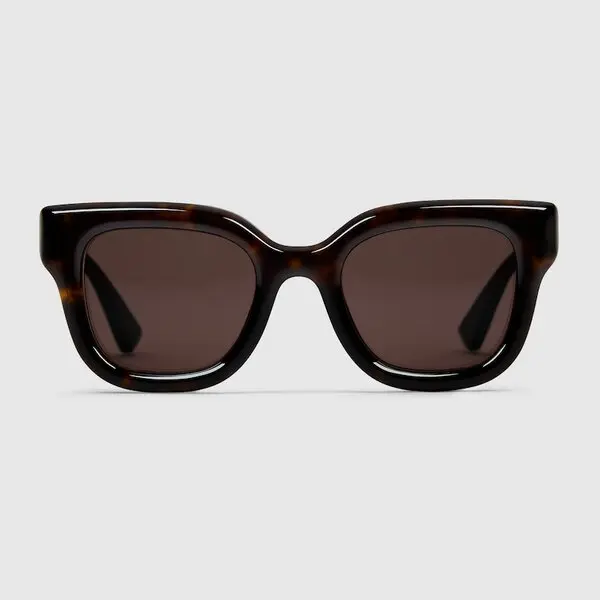 Gucci Round Frame Sunglasses - Brown