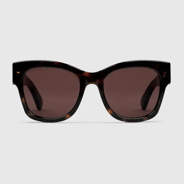 Gucci Butterfly Frame Sunglasses - Brown