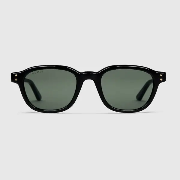 Gucci Round Frame Sunglasses - Black