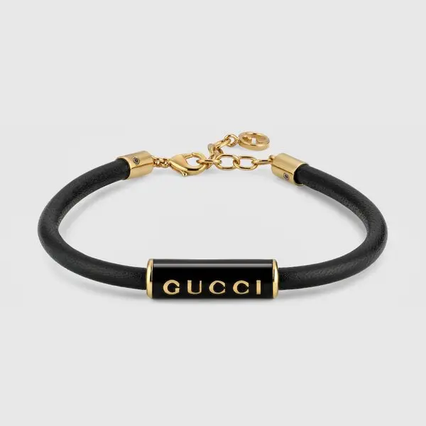 Gucci Bracelet With Enamel - Gold-toned Metal