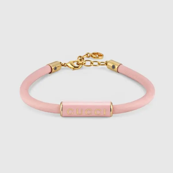 Gucci Bracelet With Enamel - Gold-toned Metal