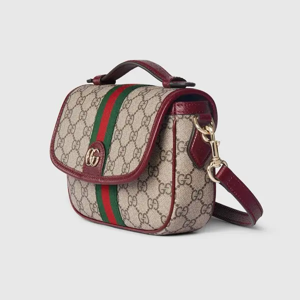 Gucci Ophidia Small Top Handle Bag Gg Canvas