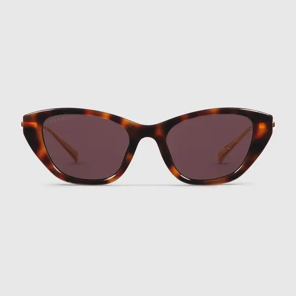 Gucci Cat Eye Frame Sunglasses - Brown