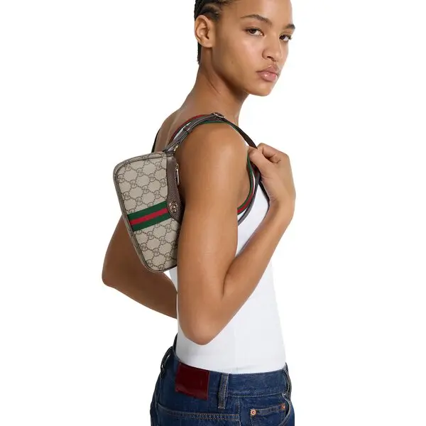 Gucci Ophidia Mini Shoulder Bag Gg Canvas