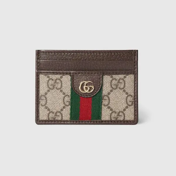 Gucci Ophidia Card Case - Beige