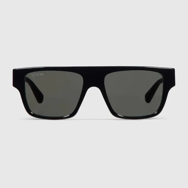 Gucci Rectangular Frame Sunglasses - Black