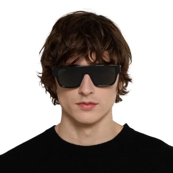 Gucci Rectangular Frame Sunglasses - Black