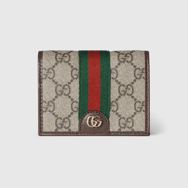 Gucci Ophidia Small Wallet - Beige