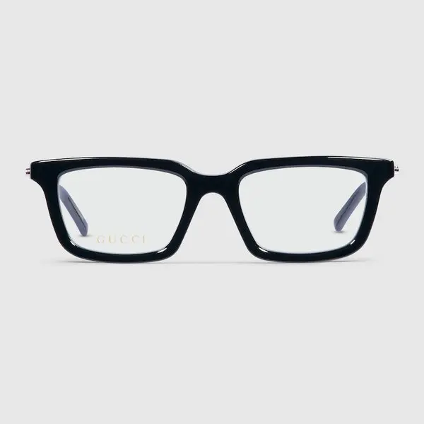 Gucci Rectangular Optical Frame - Black