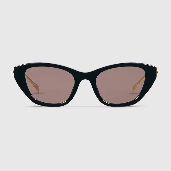 Gucci Cat Eye Frame Sunglasses - Black