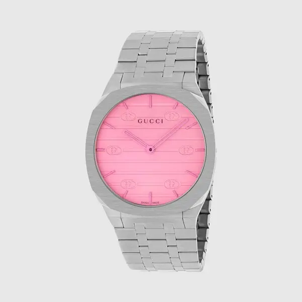 Gucci 25h 38mm Watch - Steel