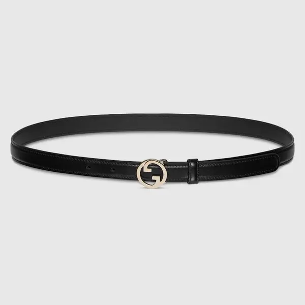 Gucci Blondie Thin Belt - Black