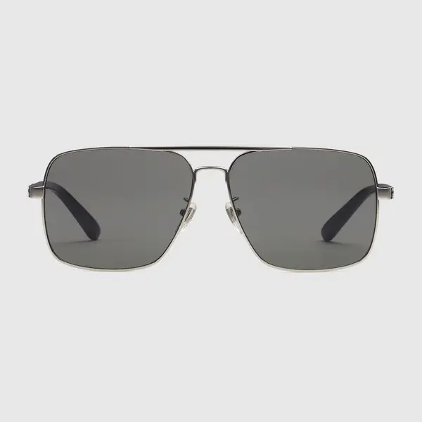 Gucci Navigator Frame Sunglasses - Black