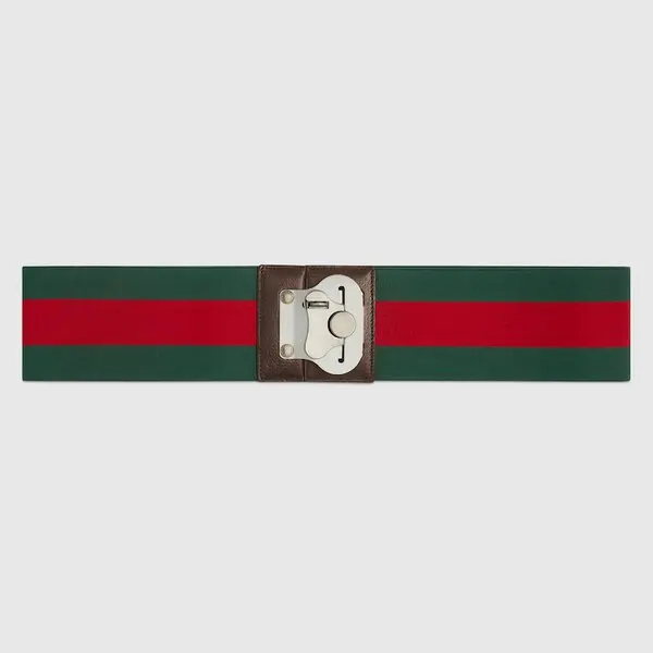Gucci Luggage Elastic Web Band - Red