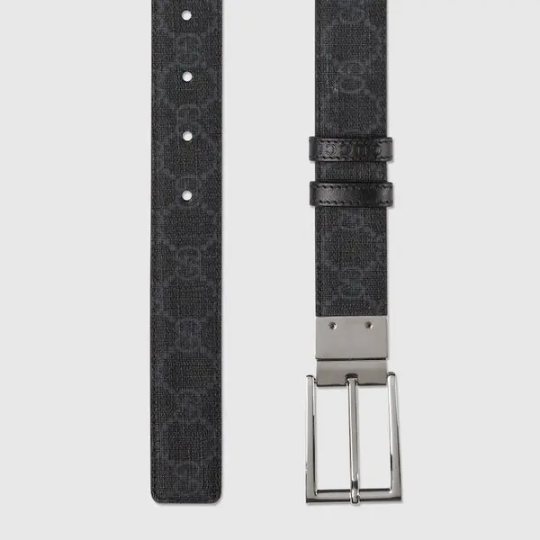 Gucci Reversible Belt With Rectangular Buckle