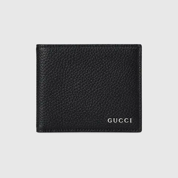 Gucci Bi-fold Wallet With Logo - Black